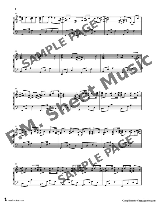 Betty (Late intermediate Piano) By Taylor Swift - F.M. Sheet Music - Pop Arrangements by ...